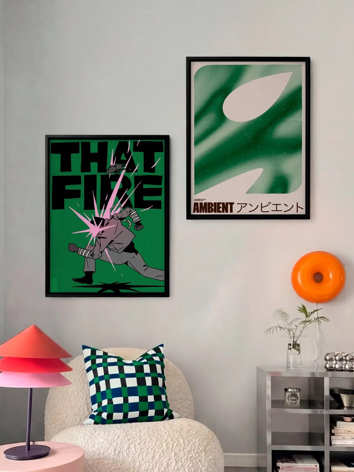 Набор постеров "Tyler, the Creator x Ambient Session", 30x40 см, 2 штуки