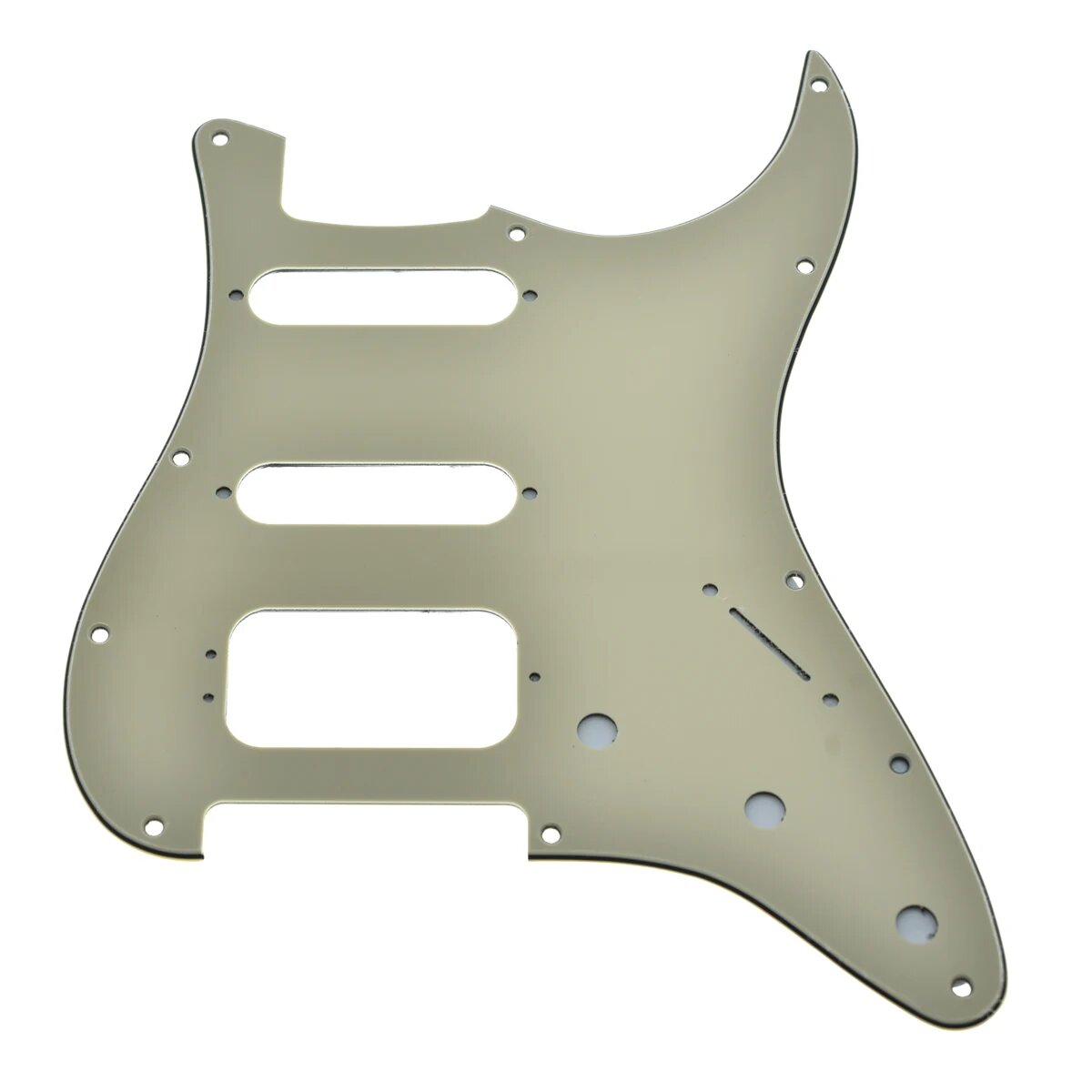 Pickguard Strat HSS Cream 3 Ply 11-Hole