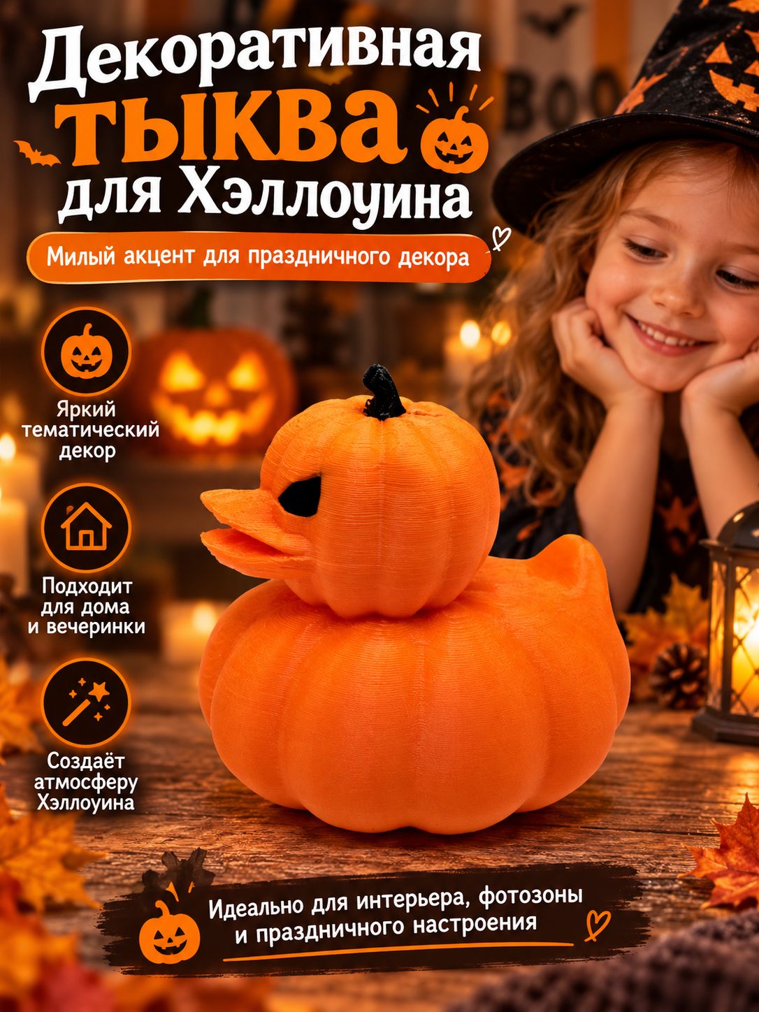 Украшение рабочего стола на Хэллоуин