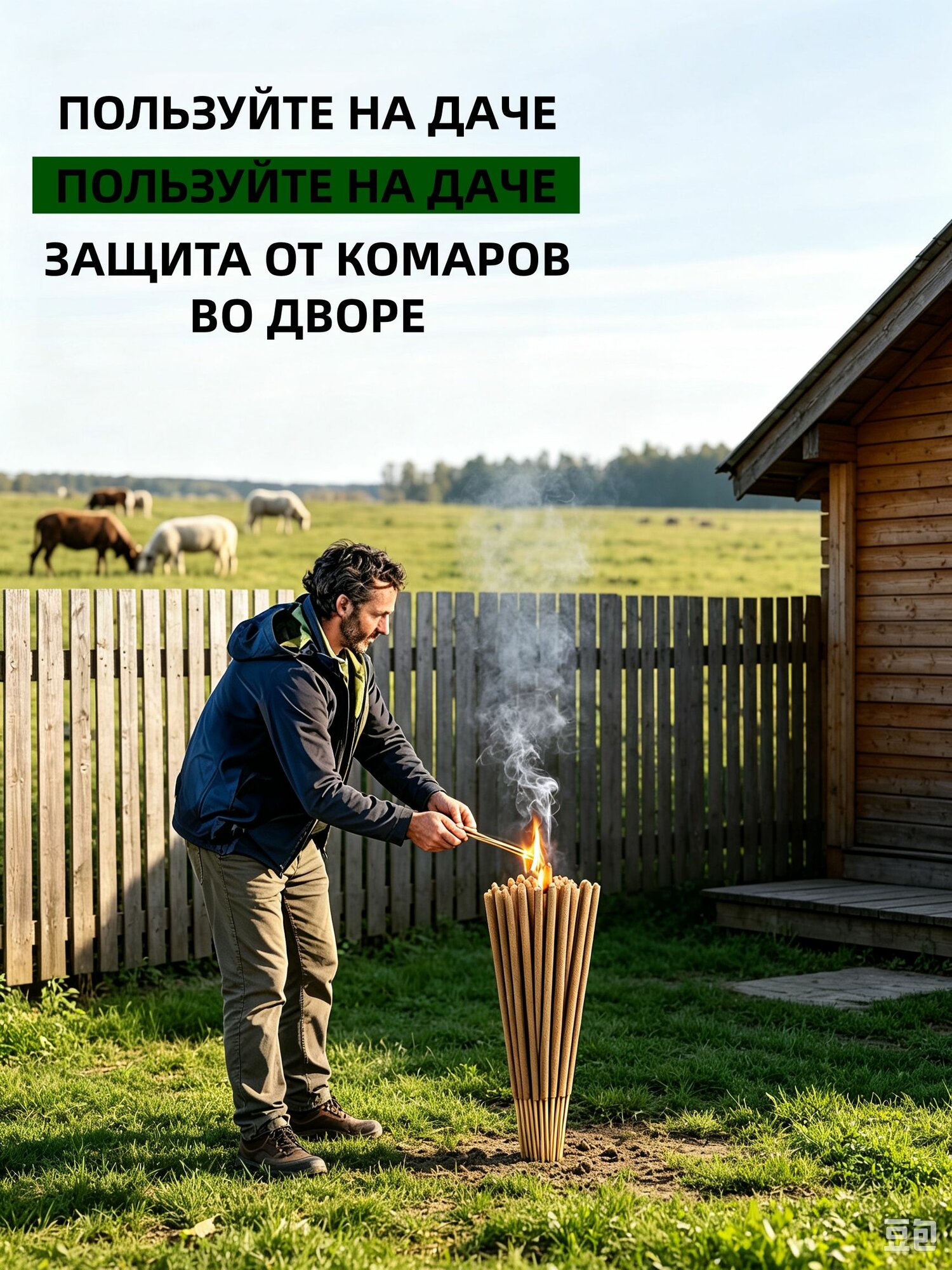 Средство (10 палочек по 45 см) для кур от вшей, пухоеда, пероеда, клещей и других внешних паразитов у птиц-260531-