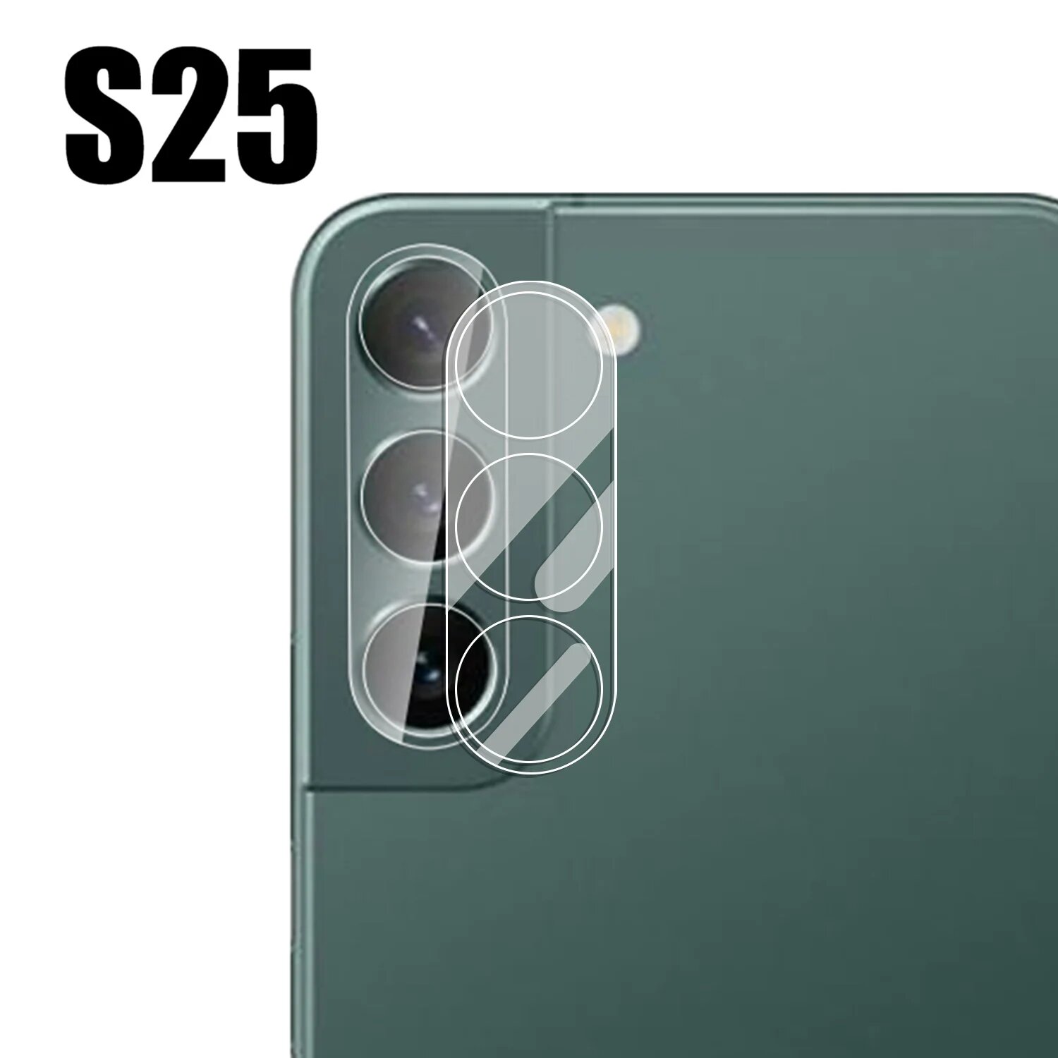 1/3/5 шт. пленка для объектива камеры для Samsung Galaxy S25 Plus Ultra HD, 1pc, Style C -S25