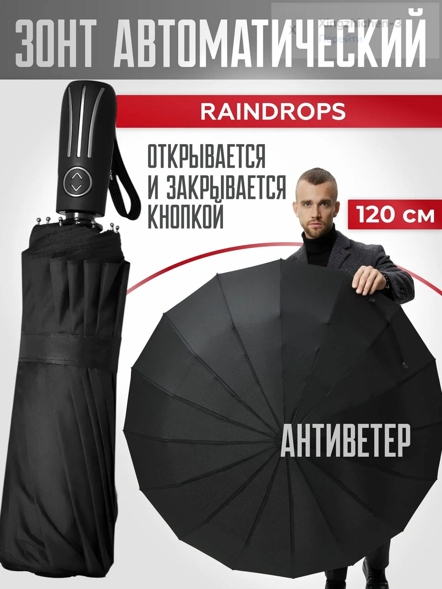 Зонт-трость