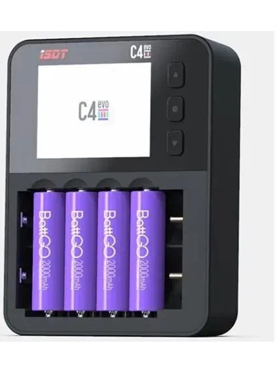 KNOW EASY-ISDT C4 EVO Умное зарядное устройство для аккумуляторов Type - C QC3.0