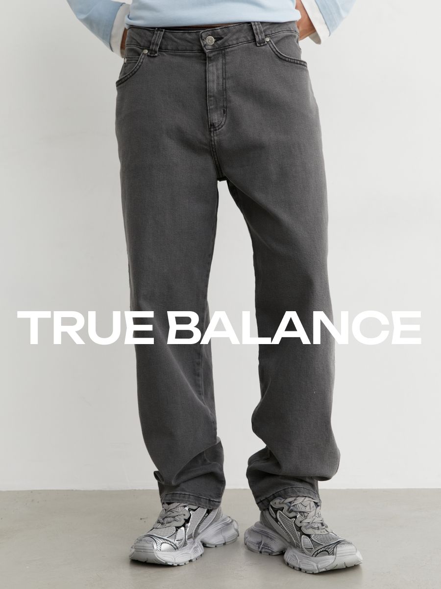 Джинсы широкие TRUE BALANCE