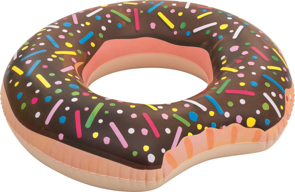 Круг для плавания надувной BESTWAY Summer Flavors Пончик d=107см, Арт. 36118