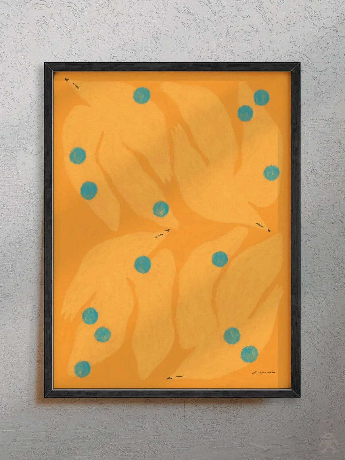 Интерьерный постер "Seeds of the Sun" в стиле pinterest, формата 30x40 см.