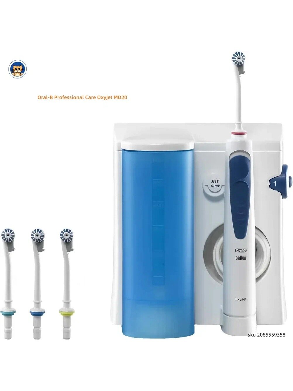 Know Easyx Ирригатор для полости рта Oral B Professional Care O x MD20 600 мл белый синий