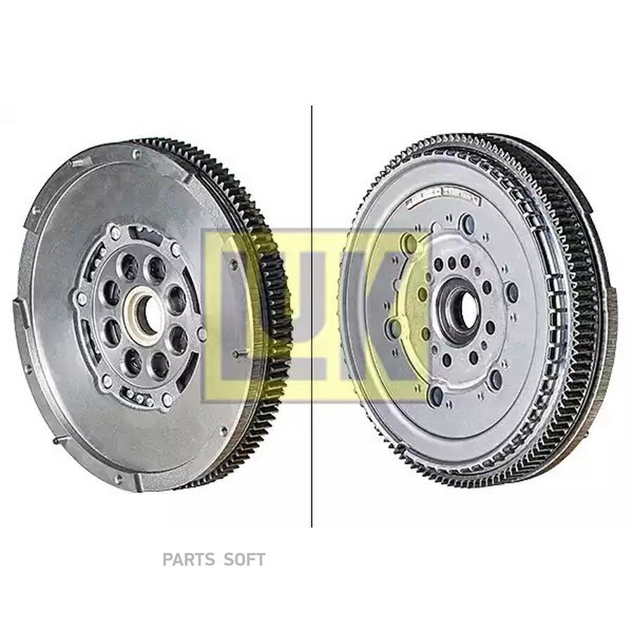 Маховик двухмассовый FORD: TRANSIT Van (FA_ _) 2.4 TDCi 00-, TRANSIT c бортовой платформой/ходовая часть 2.4 TDCi 06-, TRANSIT c бортовой платформой/ходовая часть (FM от официального дистрибьютора, LUK, артикул 415038810