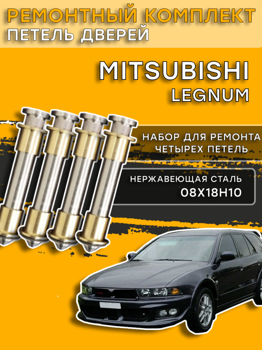 Ремкомплект петель дверей Mitsubishi Legnum 1996-2002 (Митсубиси Легнум)