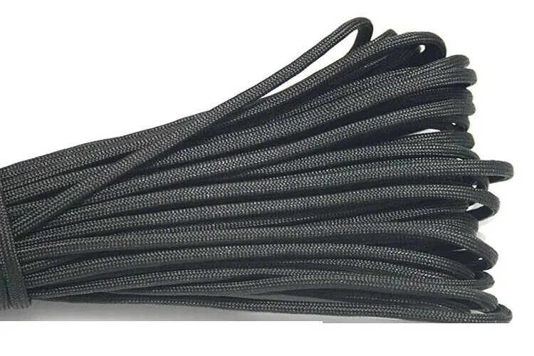 Семижильный страховочный трос S1 4 мм Серый, Black