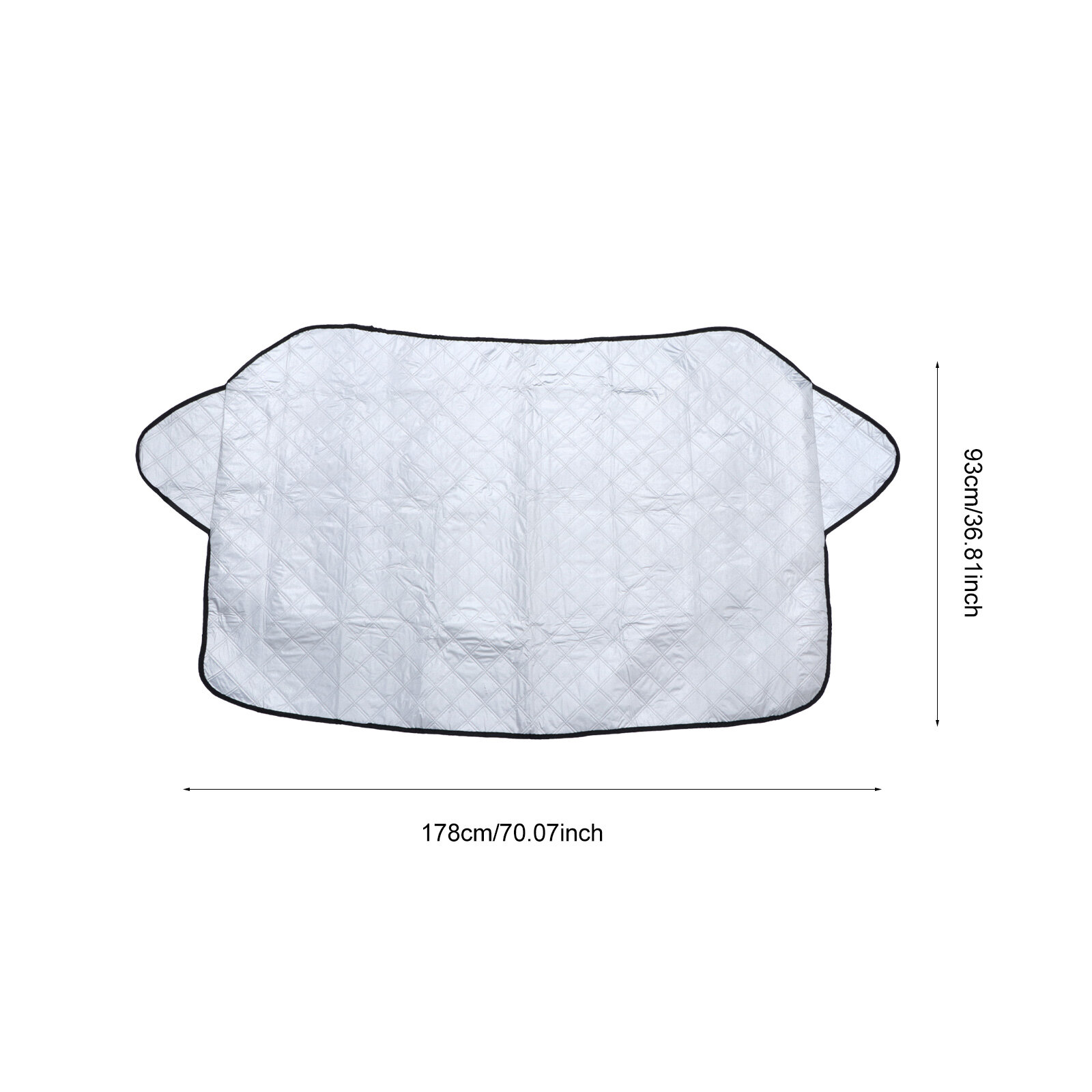 Чехол Для Лобового Стекла От Снега Серебристый 178X93.5cm Защита От Возрастания Летом И Зимой