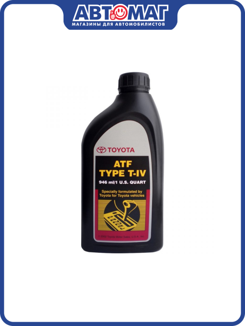 Трансмиссионное масло для АТ TOYOTA ATF Type T-IV (0.946л) 00279-000T4 TOYOTA TOYOTA-ATF-T-IV-1L