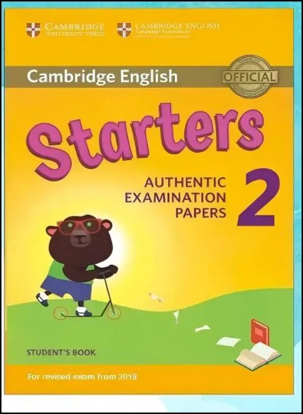 Бестселлер Cambridge English Young Learners Starters 2 Student's Book для экзамена с 2018 года