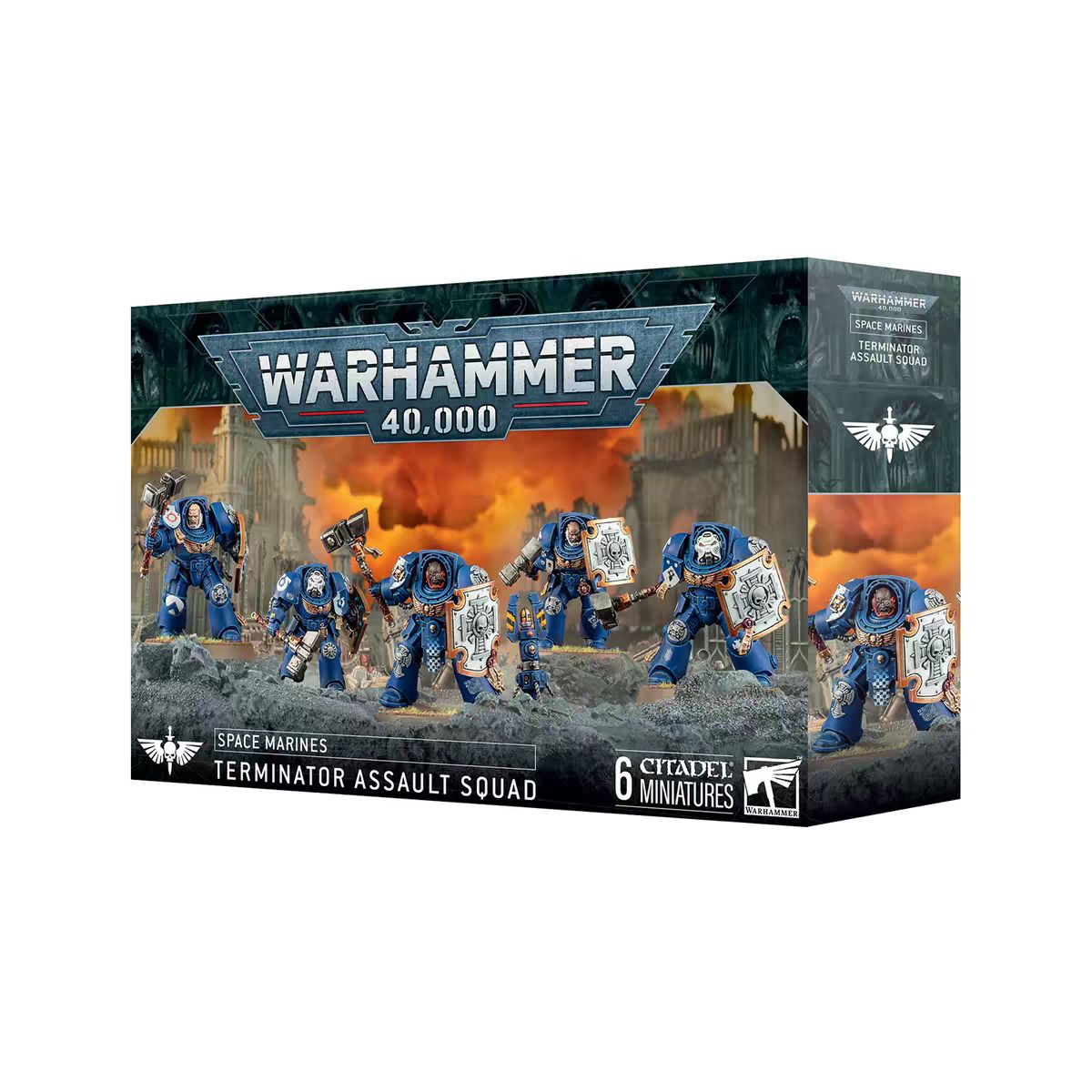 Миниатюры Warhammer 40,000: Space Marines: Terminator Assault Squad
