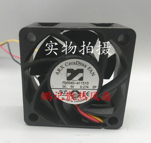ARX 4020 FD0540-A1151D DC5V 0.27A 3-проводной вентилятор охлаждения