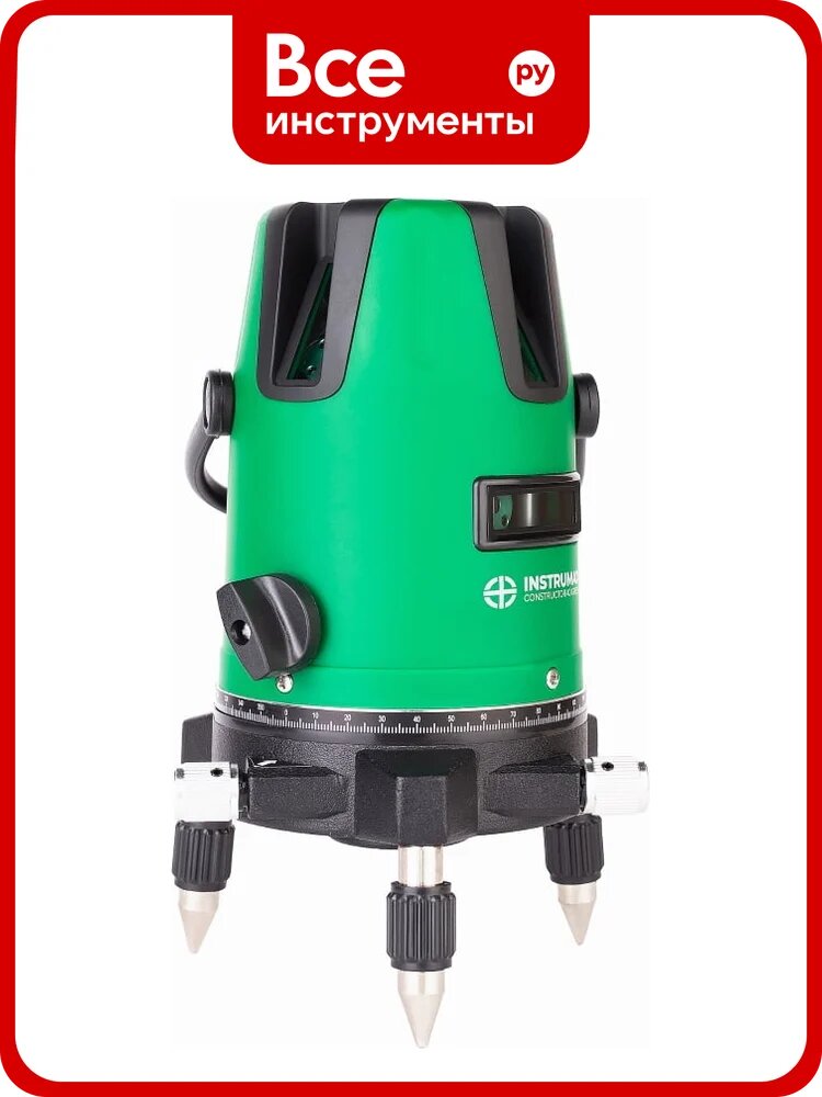 Лазерный уровень INSTRUMAX Constructor 4D GREEN IM0140