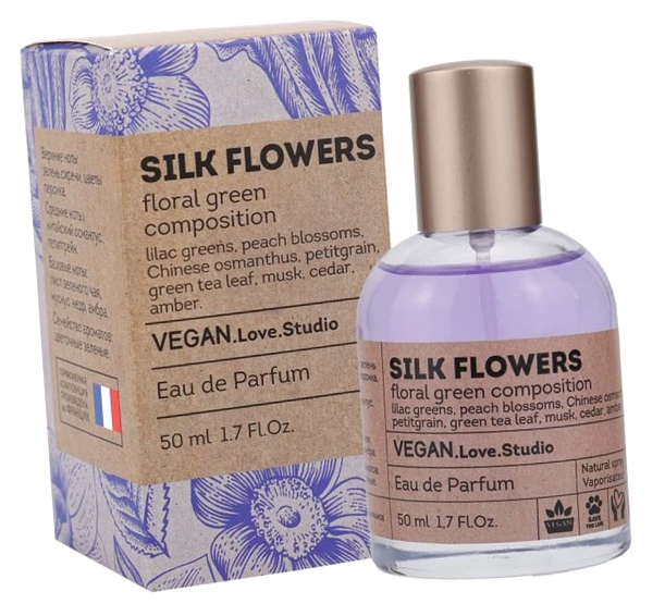 Дельта парфюм Веган Лав Шелковые Цветы парфюмерная вода 50 мл - Delta Parfum Vegan Love Studio