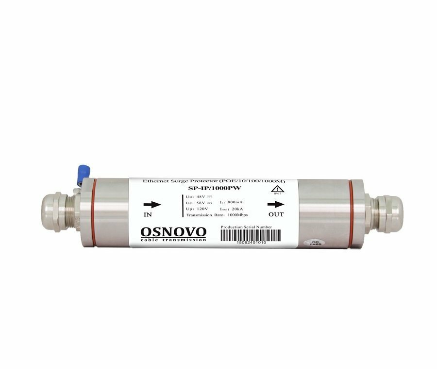 Osnovo SP-IP/1000PW Устройство грозозащиты цепей Ethernet