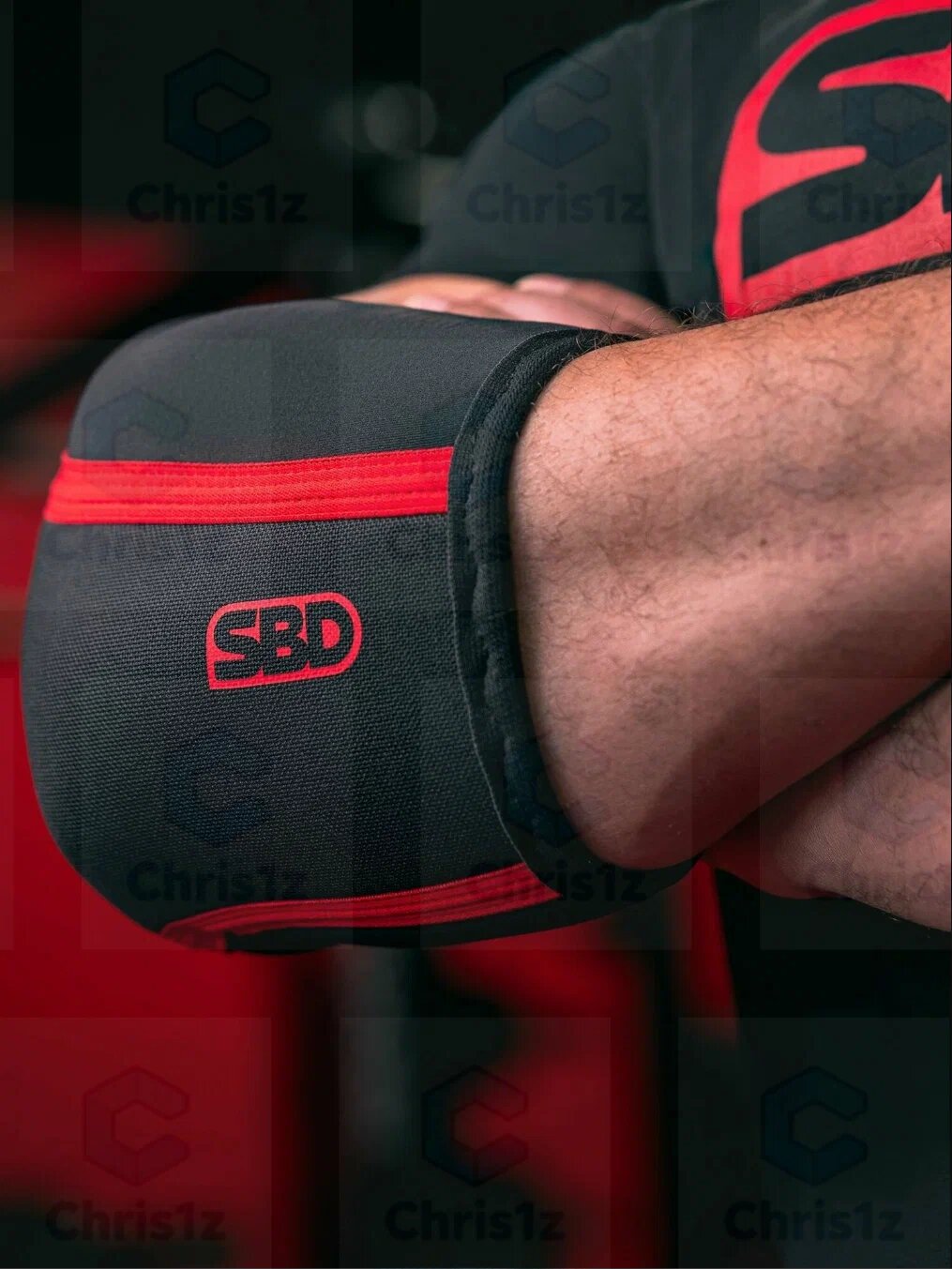 Классические налокотники SBD Elbow Sleeves ES007-002 (L) черные