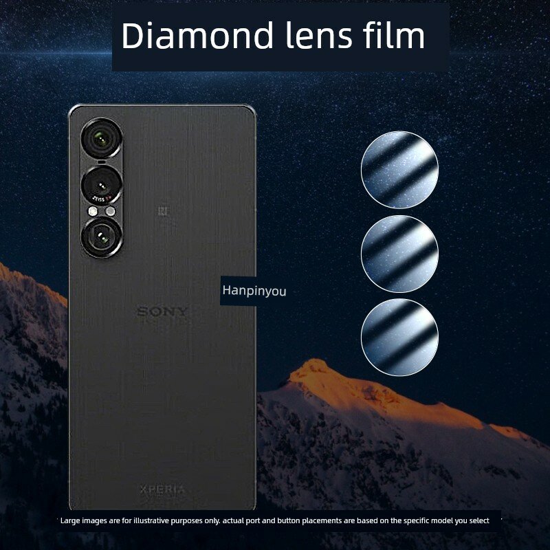 Защитная пленка для объектива камеры Sony Xperia 1 VII 7-го поколения, закаленное стекло, 1 шт, устойчивая к царапинам,