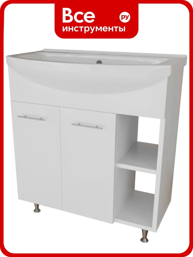 Тумба для ванной MIXLINE АНРИ-75 под раковину Best-75 Sanita Lux ПВХ разбор 556876