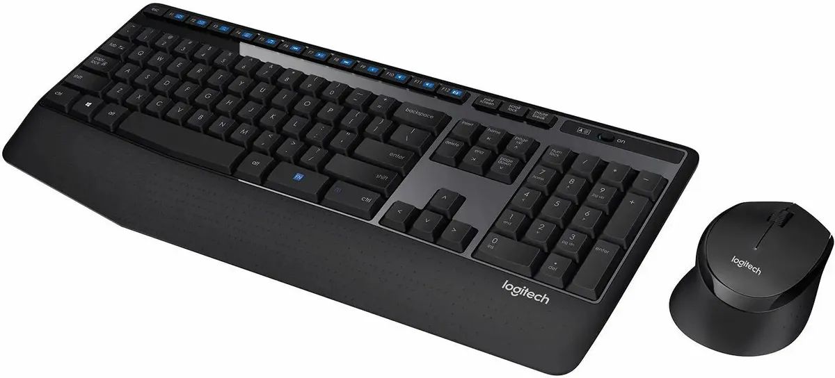 Комплект клавиатура и мышь Logitech Wireless MK345, черный