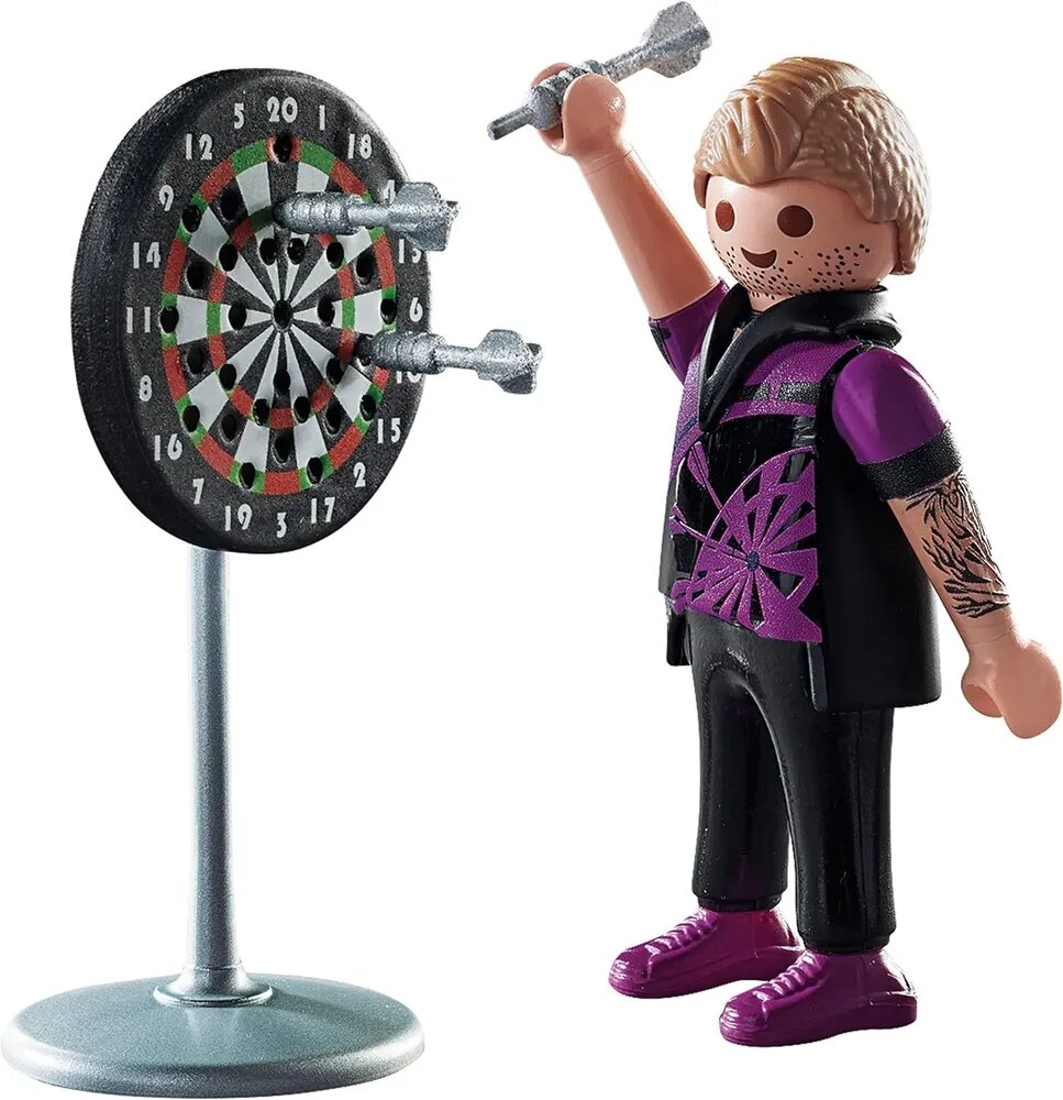 Конструктор пластиковый Playmobil 71165 Darts Player, 6 элементов, от 4 лет — фото 1