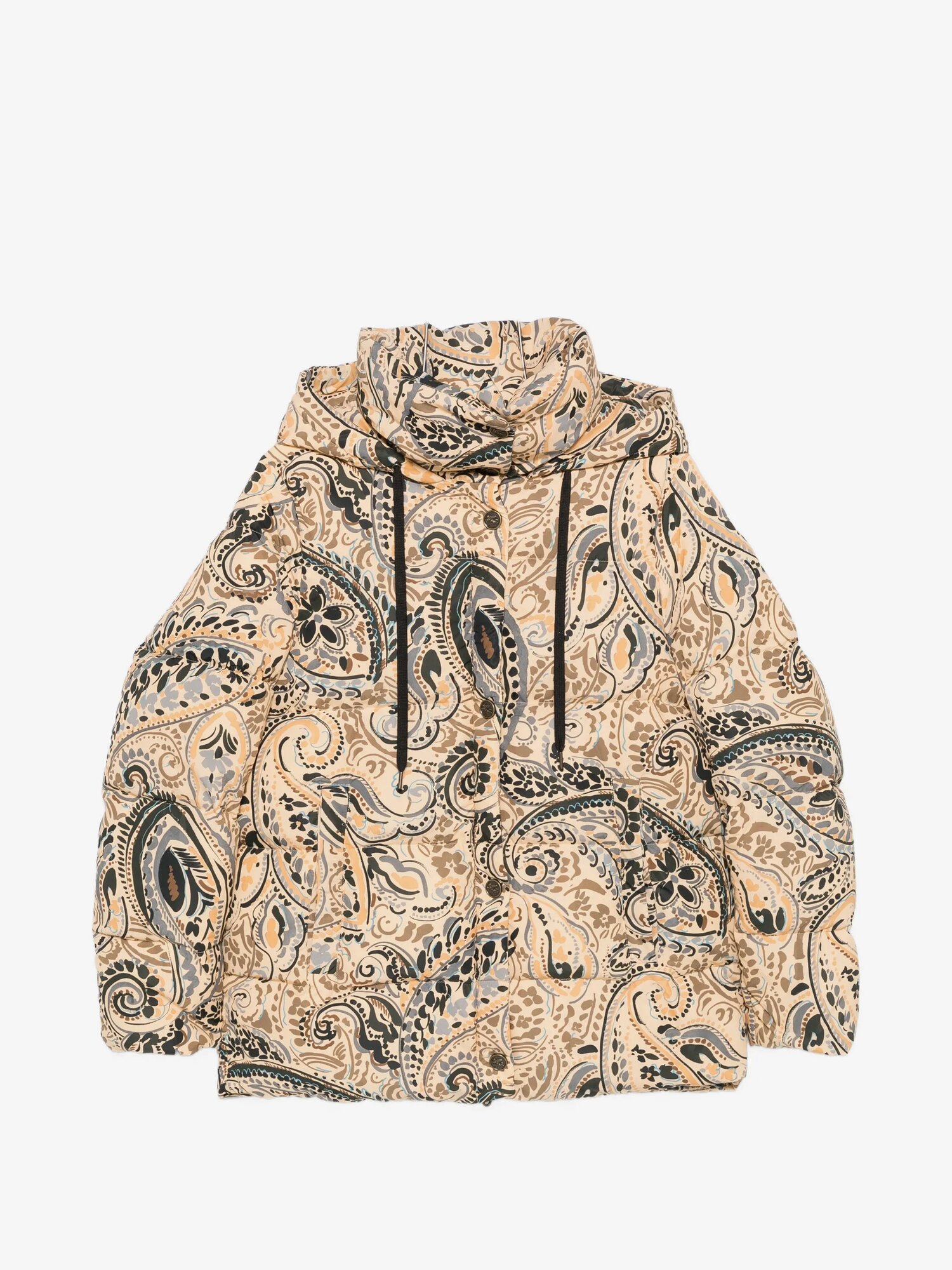 Куртка ETRO Paisley-print hooded jacket