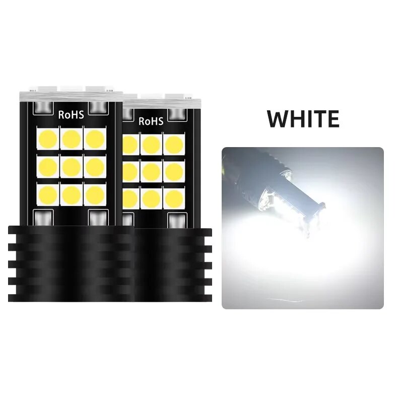 2 шт. T20 7443 7440 3030 24SMD светодиодные лампы автомобильные стоп-лампы WHITE, 7443 W21/5W T20