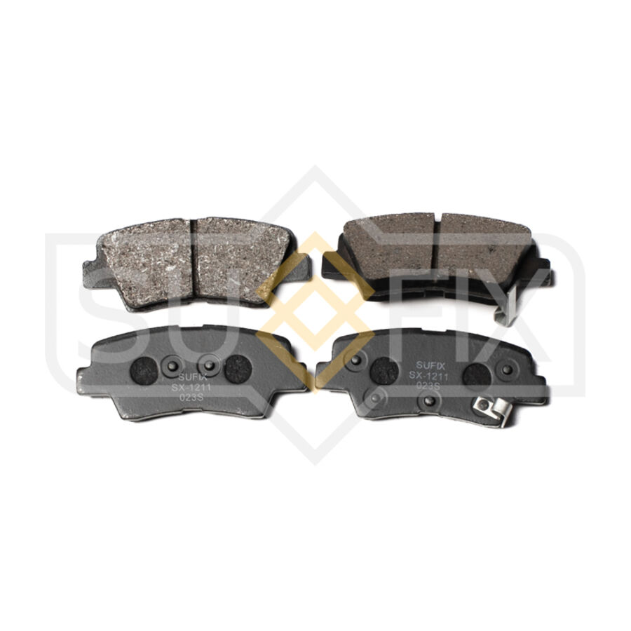 Колодки Тормозные Задние Hyundai Solaris 1.4-1.6 10> / I30 1.4-1.6 11> / I40 1.6-2.0 11>, Kia Rio Iii 1.1D-1.6 11> / Opt (SUFIX SX-1211)