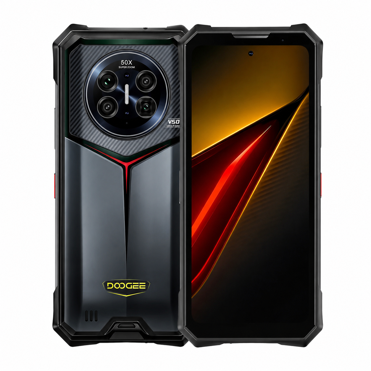 Смартфон Doogee V50 (12+36)/512 ГБ, Dual nano SIM, Black (Черный) Global