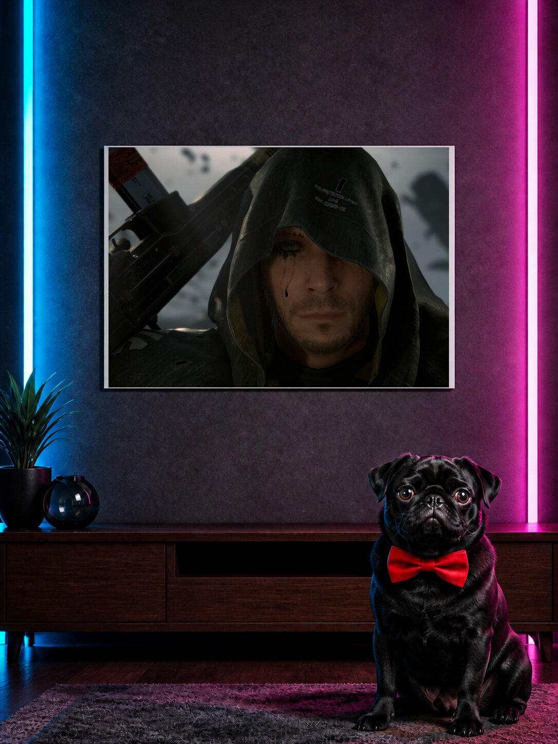 Постер Death Stranding Герои — кинематографичный игровой A3