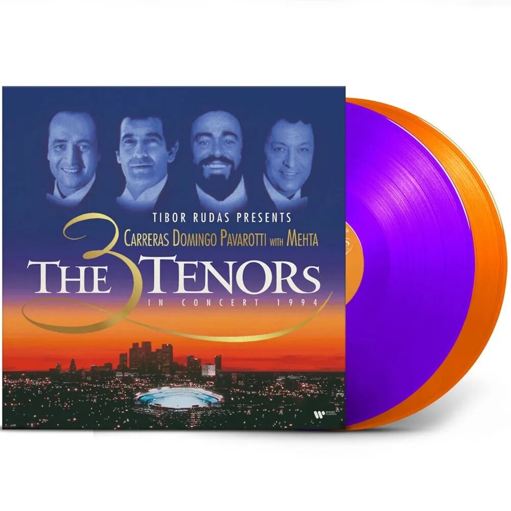 Виниловая пластинка The 3 tenors THE 3 TENORS IN CONCERT 1994 (Purple&Orange Vinyl, 2LP)