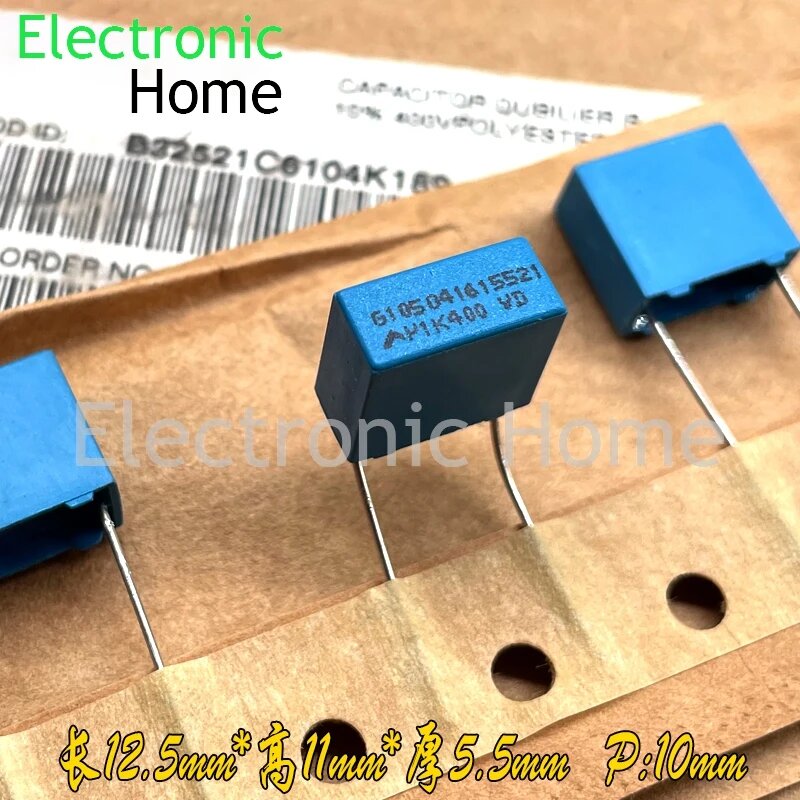 Конденсаторы EPCOS MKP 104 B32521C6104K