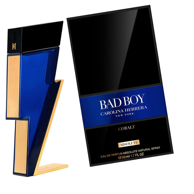 Carolina Herrera Bad Boy Cobalt Absolute 50 мл - парфюм для мужчин / Кобальт