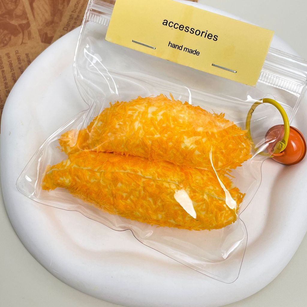 Силиконовая игрушка для сжатия жареная курица для взрослых и детей и снятия тревожности жареный банан
