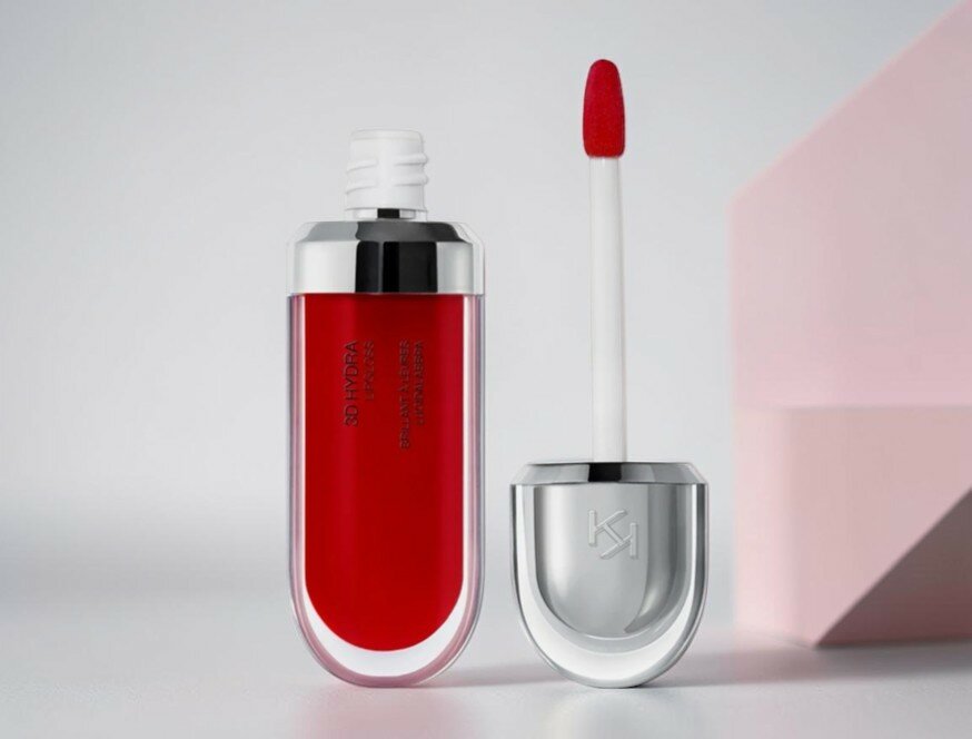 KIKO Блеск для губ оттенок 3d hydra lipgloss 15 Cherry Red Red 6.5мл