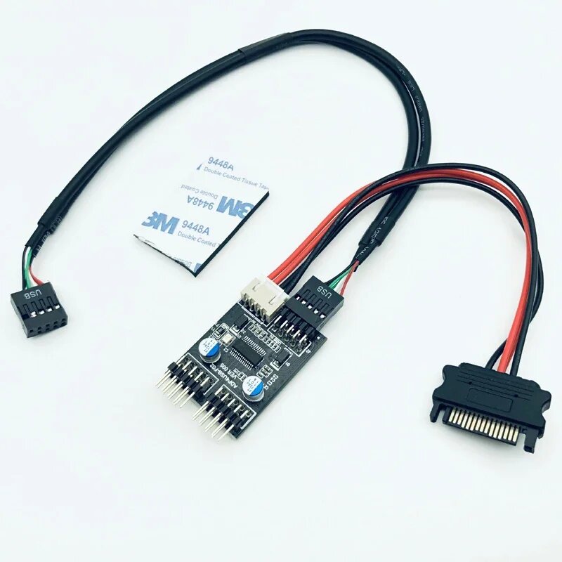 USB концентратор REM.AI 9-контактный черный