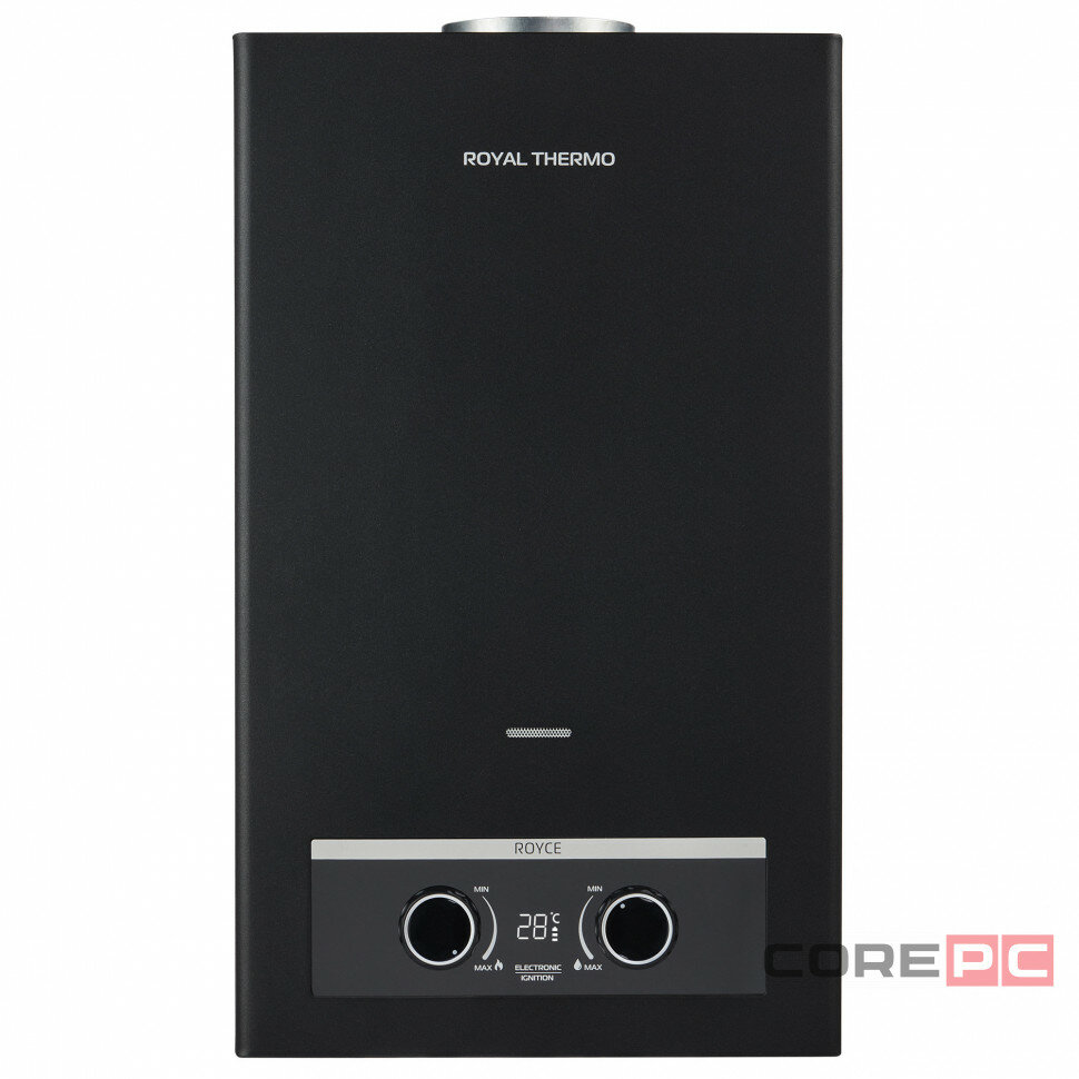 Колонка газовая Royal Thermo GWH 11 Royce Grafit, Графит, 19х33х55 см