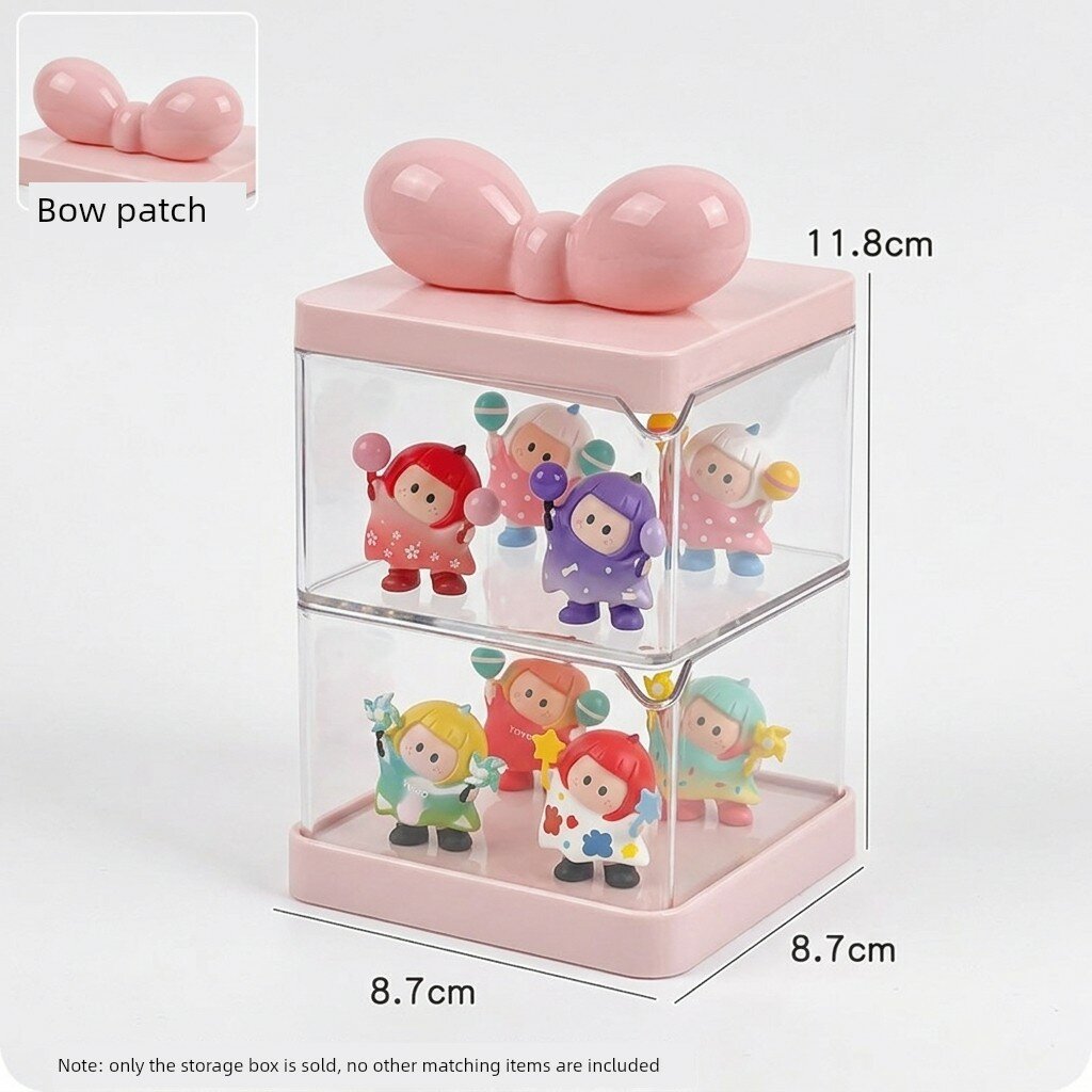 Прозрачный демонстрационный шкаф-витрина MINISO для фигурок и игрушек, для хранения и демонстрации коллекционных