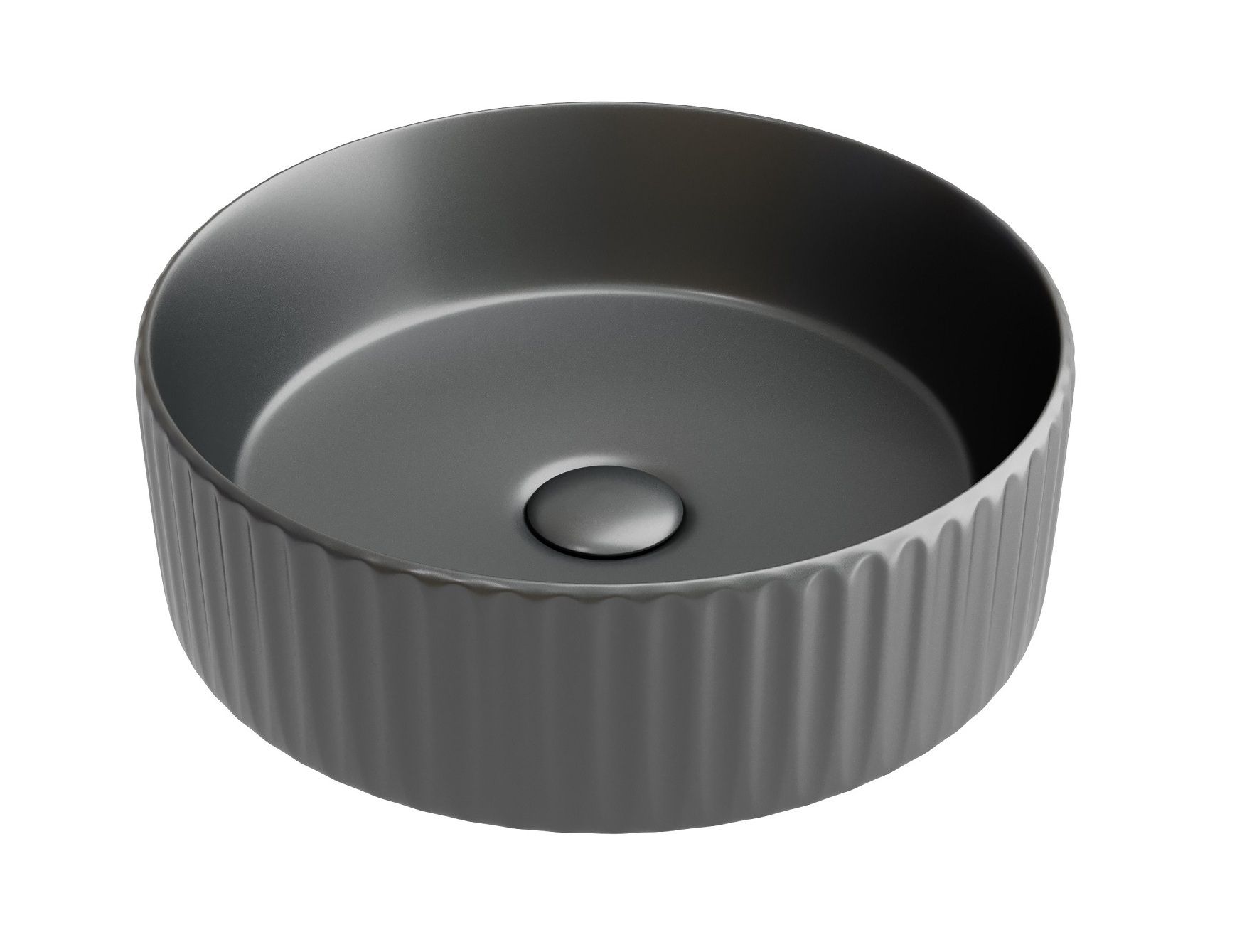 Мебельная раковина Ceramicanova Element 36 CN6057MDH тёмный антрацит матовый