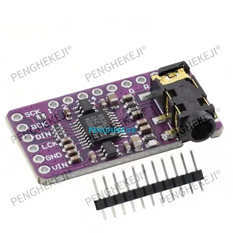 Интерфейс I2S PCM5102A, декодер ЦАП, модуль проигрывателя GY-PCM5102 I2S для Raspberry Pi, плата формата pHAT, цифровая аудиоплата PCM5102