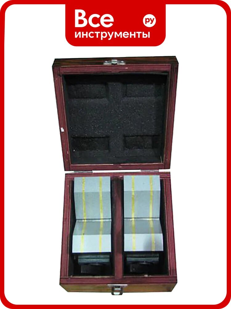 Призмы CNIC магнитные 100x50x80мм к-т из 2х шт. усилие отрыва 80кг KMV-80В 9819