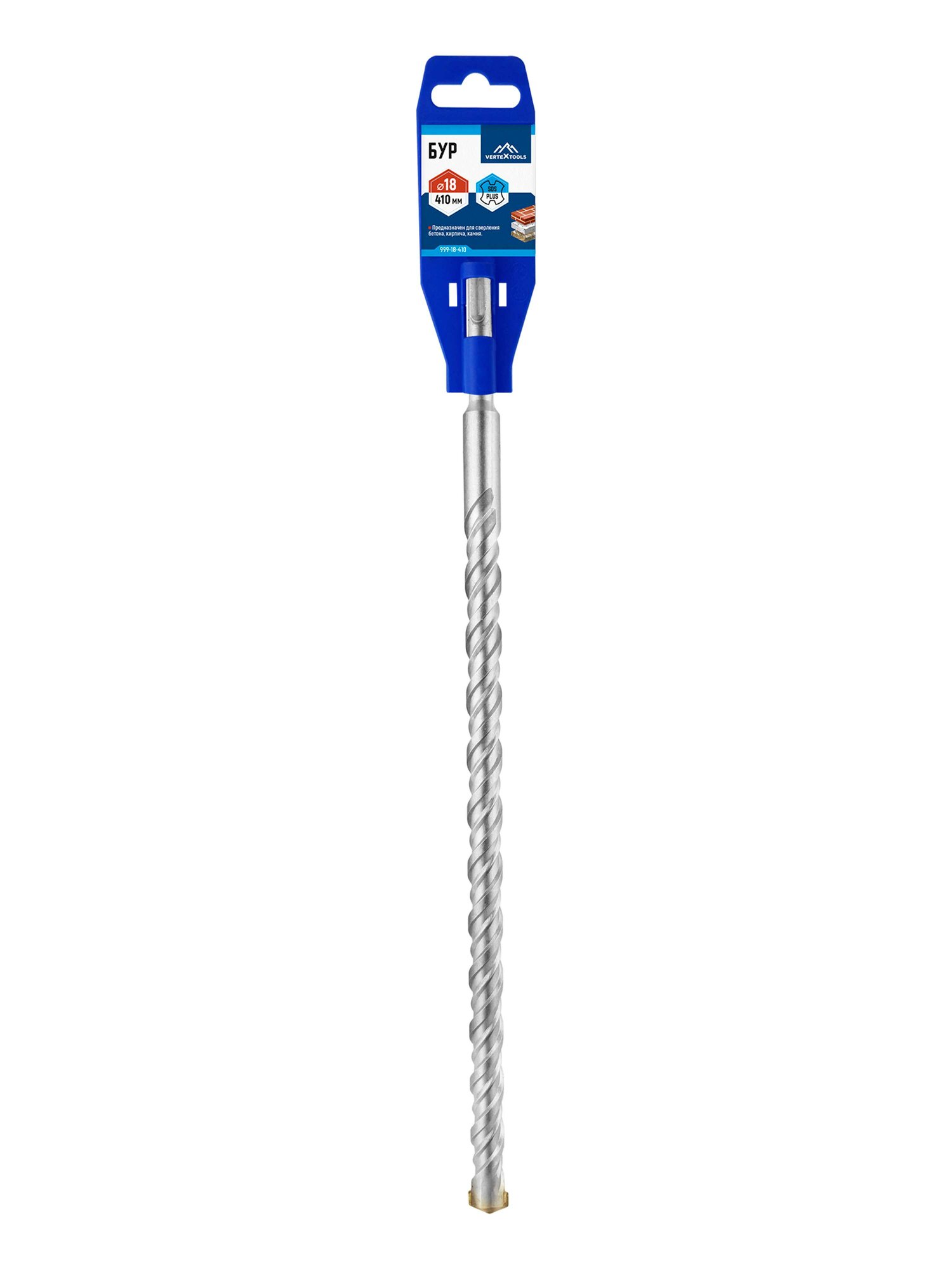 Vertextools буры SDS PLUS 18Х410мм 999-18-410