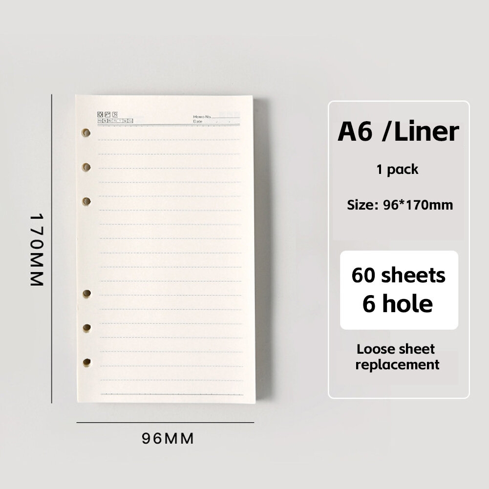 Для блокнота формата А6/А5 с раздельными листами, спиральным скоросшивателем, внутренней сеткой, пустой строкой, ежедневником, повесткой дня, школьными канцелярскими принадлежностями для офиса