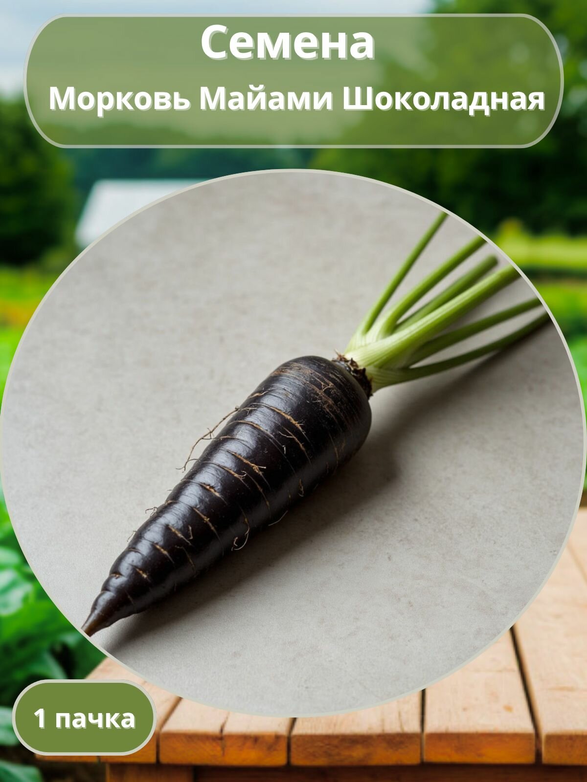 Морковь Майами Шоколадная, семена 10 шт