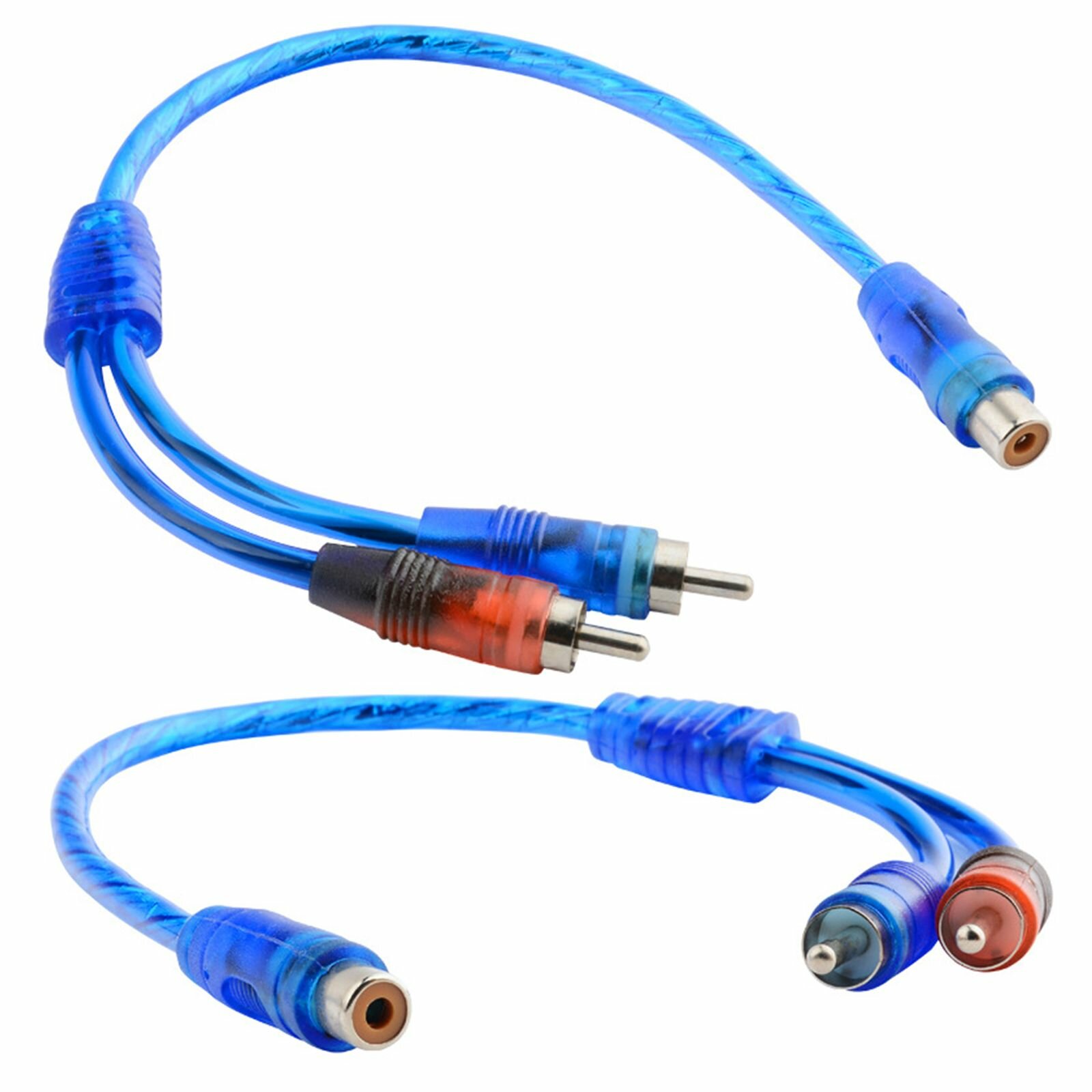 RCA Y-преобразователь 1x женской - 2x мужской для высокочастотного звучания
