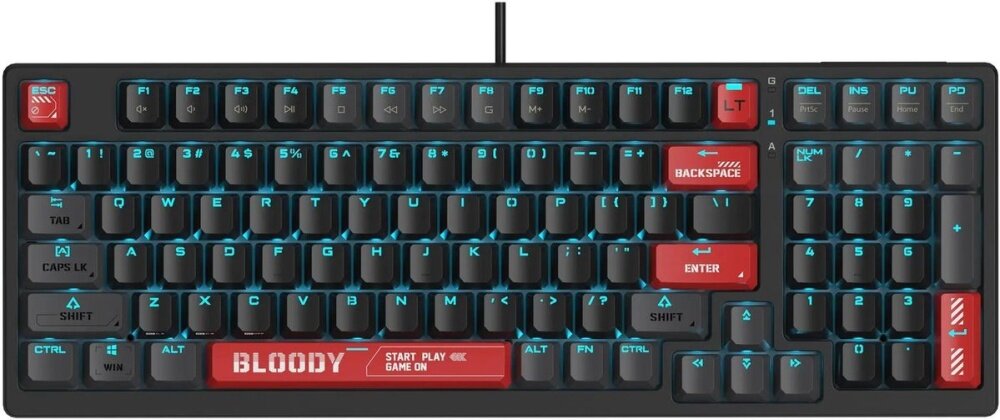 A4Tech Bloody AT98 Black Red