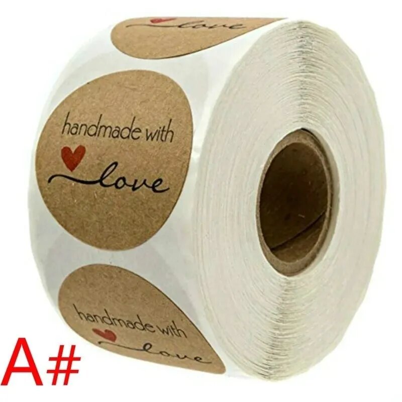 Наклейки ручной работы, этикетки подарочных пакетов