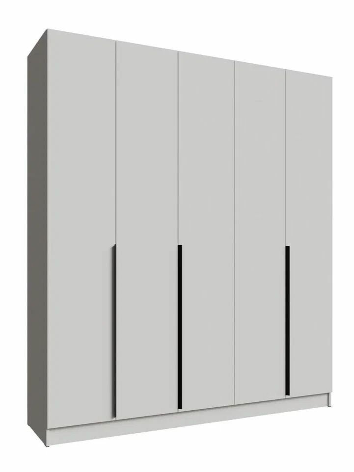 Шкаф распашной Мадрид с 3 ящ. внутри 2300х2000х520 (белый) тэкс